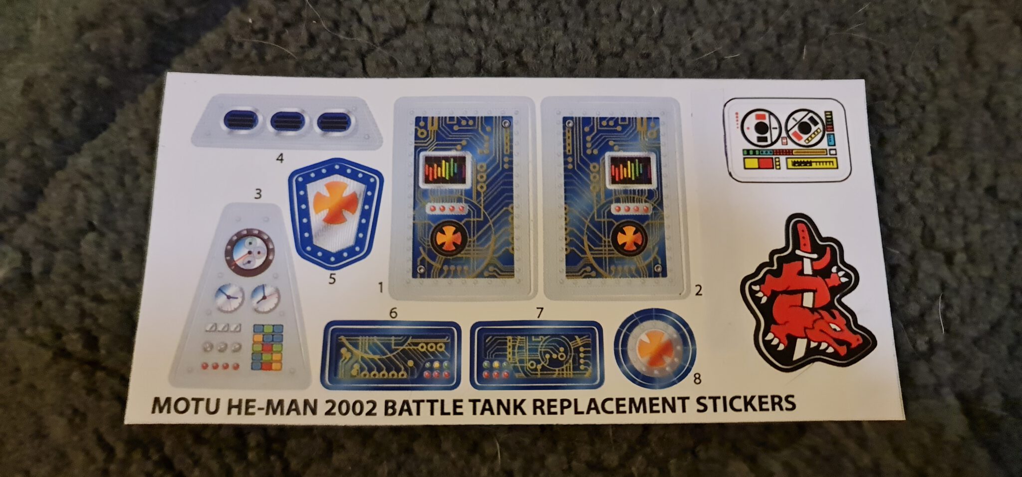 Masters of the Universe Motu He-man NEW ADVENTURES Sticker / Aufkleber ...